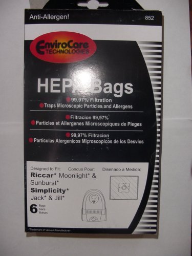 Hepa Bags by Envirocare Technologies - 6pk. N2 free image download