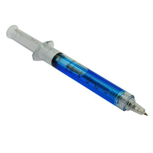 Needle Tube Pen Syringe Shape Ball Point Pen Ballpen - Random Color N2 ...