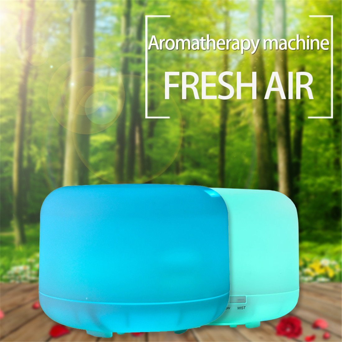 500ml Aromatherapy Essential Oil Diffuser Ultrasonic Air Humidifier