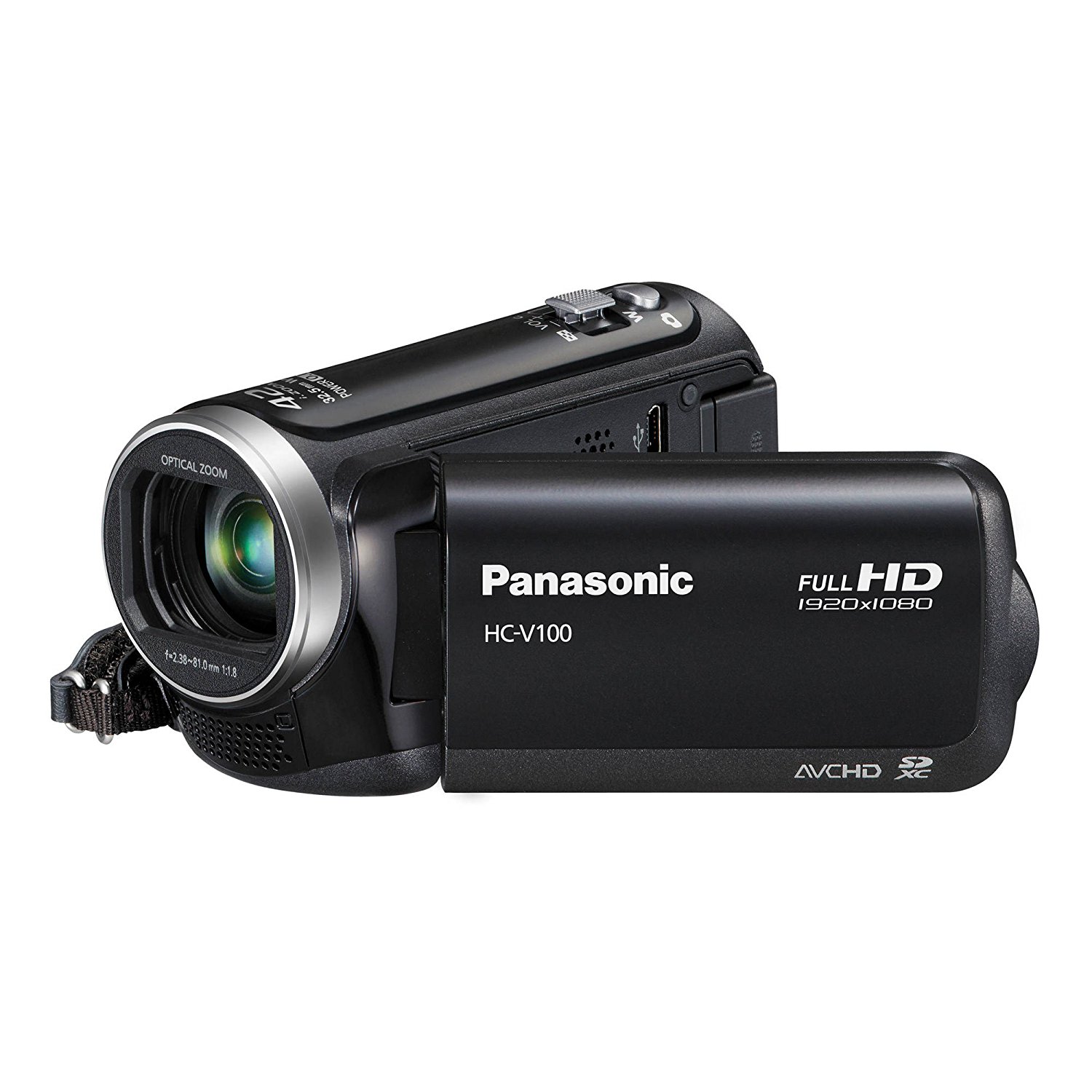 Panasonic HCV100KCP Camcorder Video Camera with 2.7-Inch LCD Screen ...
