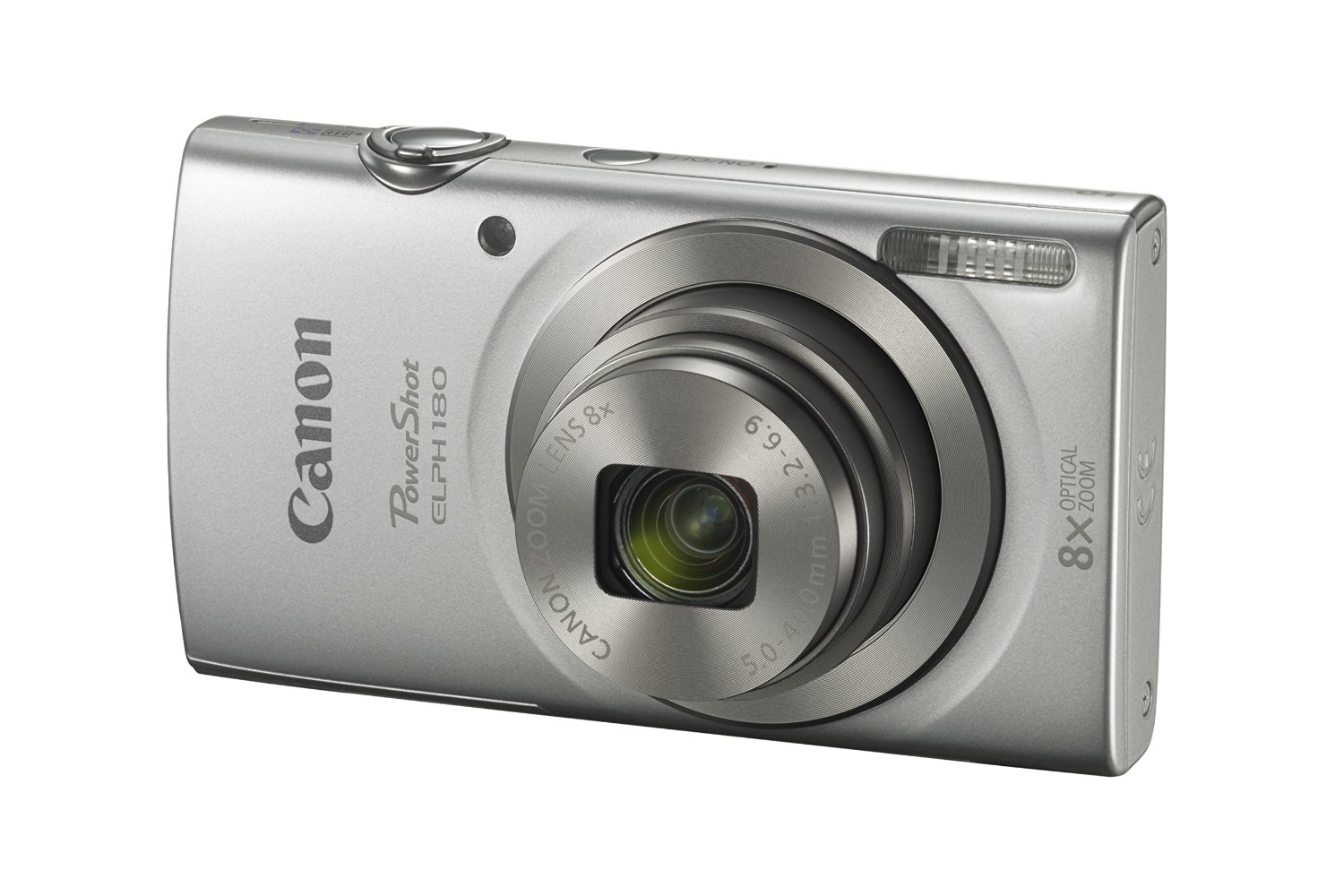Canon PowerShot ELPH 180 (Red) with 20.0 MP CCD Sensor and 8x Optical ...