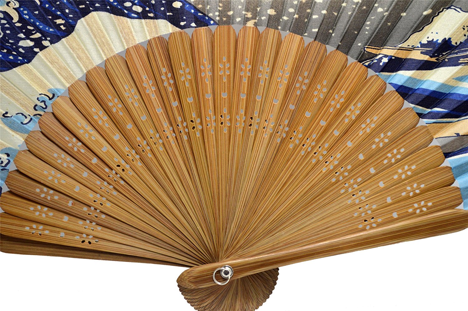 TANG DYNASTY(TM) High Quality Japanese Silks Hand Fan Wave Handheld Fan ...
