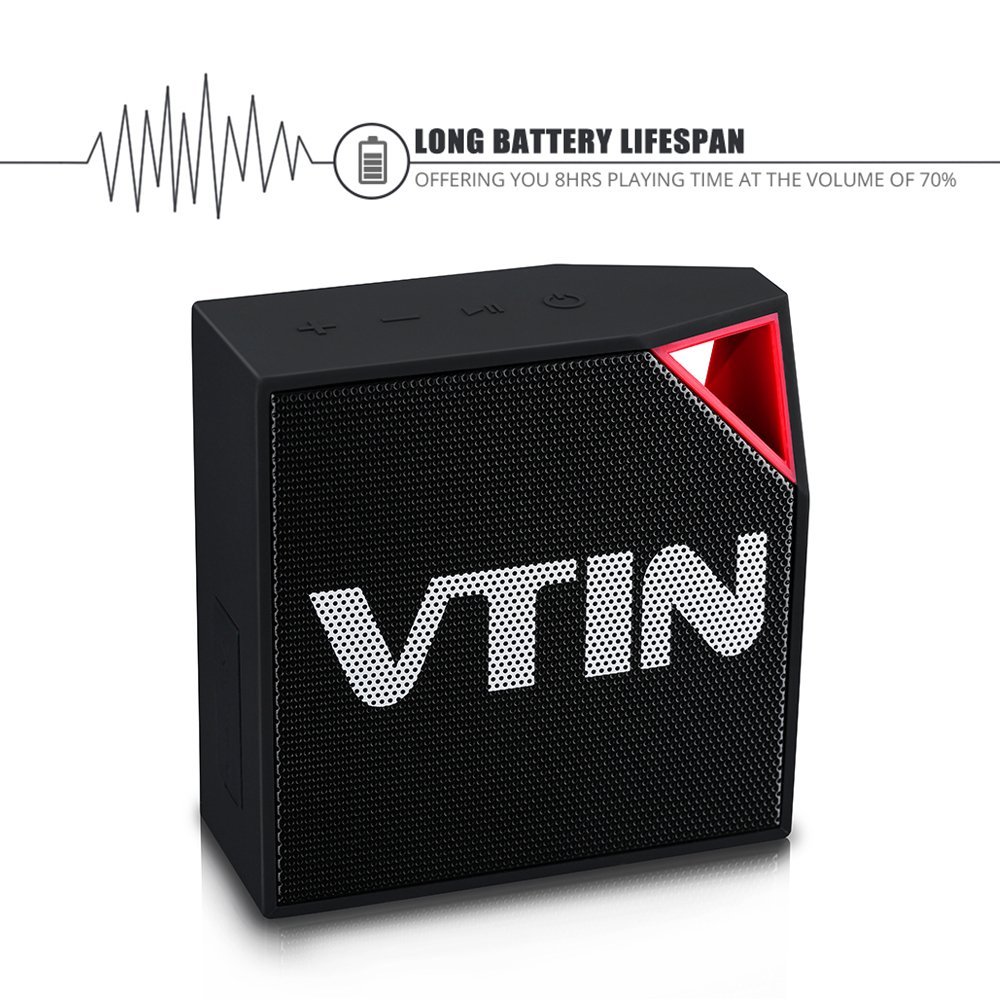 Vtin 5w Wireless Portable Speaker Built-in Mic with 8 Hours ...