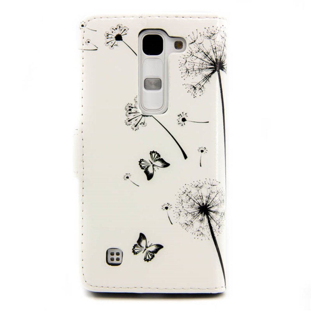 LG Leon/LG Tribute 2 LS665 Case-Yaheeda Pu Leather Wallet Flip Open ...