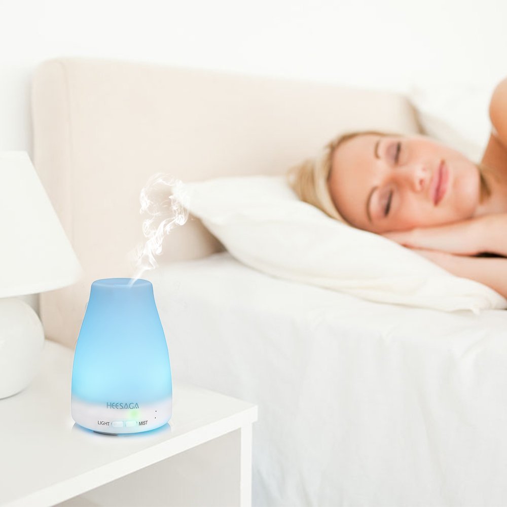Heesaga Aromatherapy Essential Oil Diffuser 120ml Portable Ultrasonic