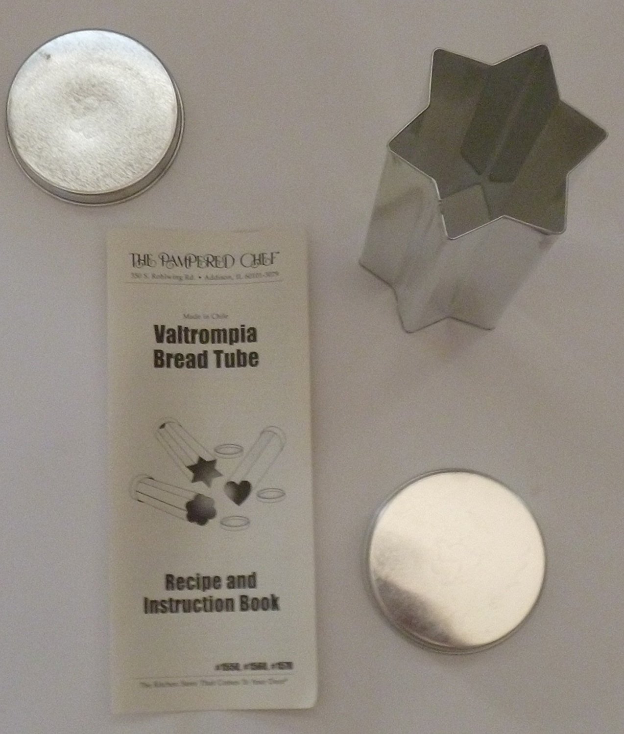 Vintage 1994 Pampered Chef Valtrompia Bread Tube Cookie Star free image ...