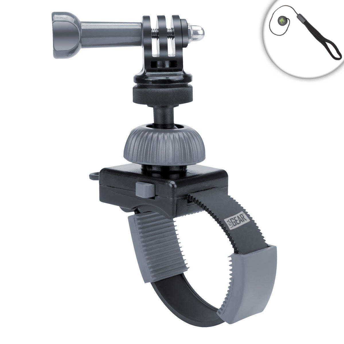 Quick Release Zip-Tie Strap Mount w/ 360 Degree Rotating Head for ...