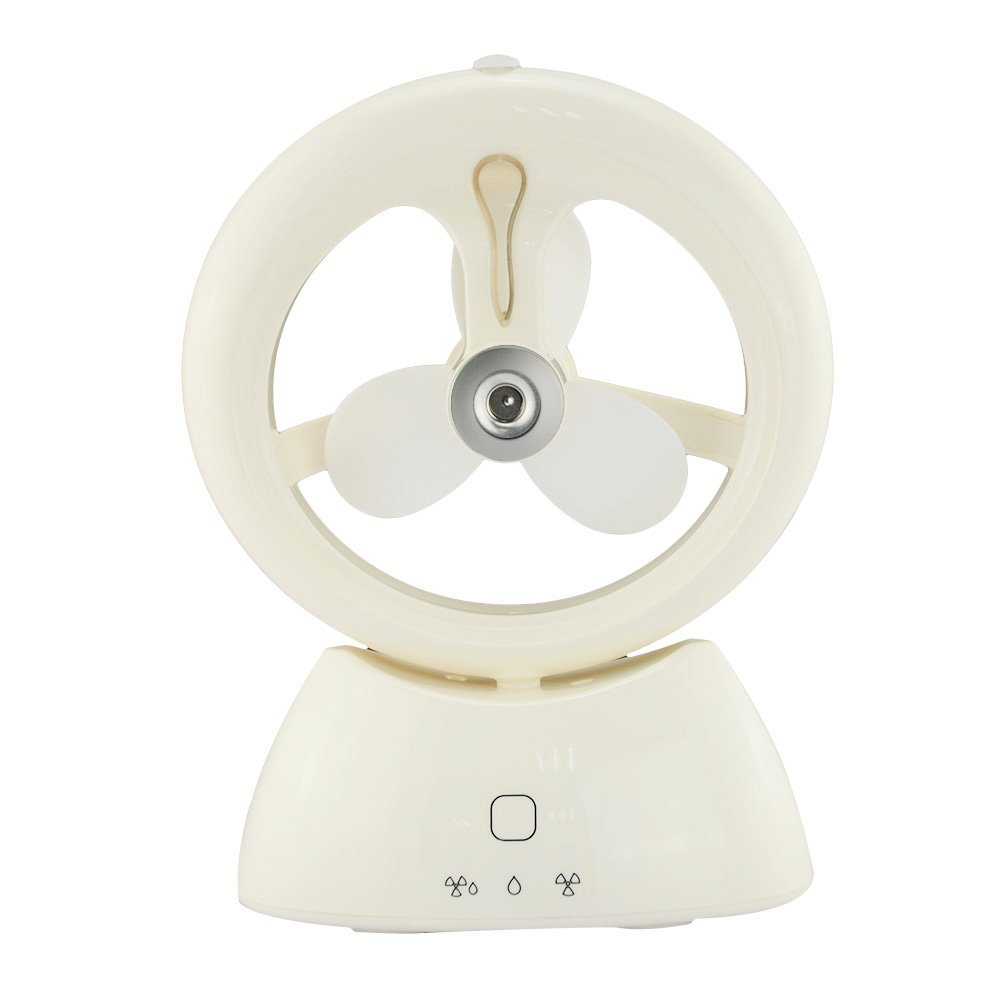 Welltop USB Handheld Humidifier Fans Rechargeable Misting fan Portable ...