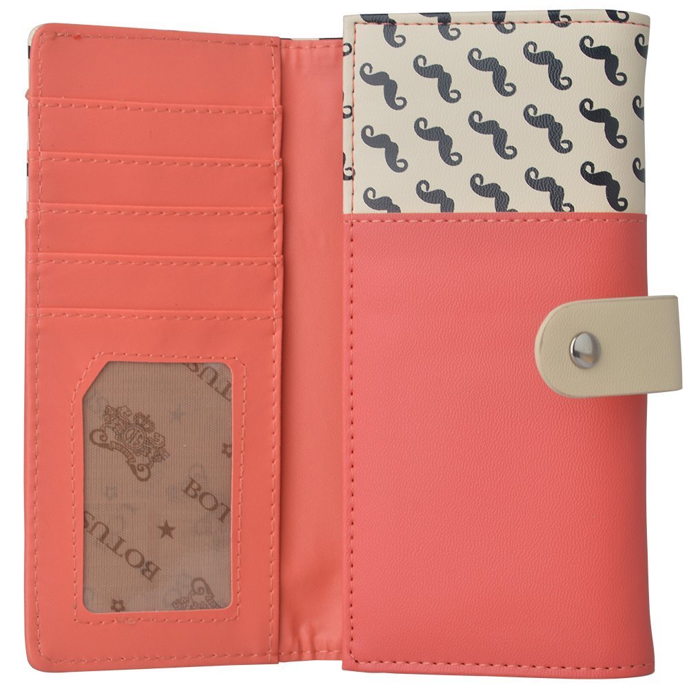 Spritech(TM) Women Girl PU Leather Clutch Wallet Credit Card Holder Zip ...