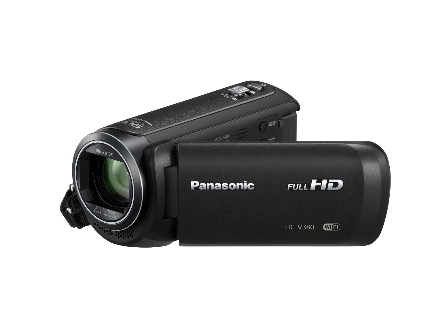 Panasonic HC-V380K Full HD Camcorder with Wi-Fi Multi Scene Twin Camera ...