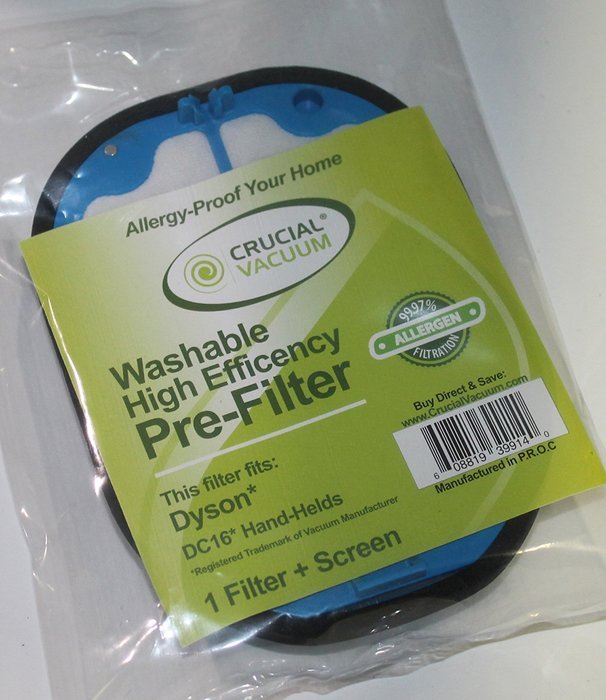 2 Dyson DC16 Washable & Reusable Filters; Designed To Fit All Dyson ...