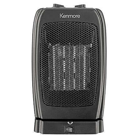 Modern Black Oscillating Ceramic Heater | Contemporary Home Indoor ...
