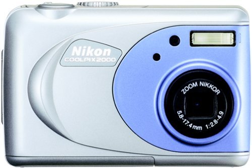 Nikon Coolpix 2000 2MP Digital Camera w/ 3x Optical Zoom N2 free image ...