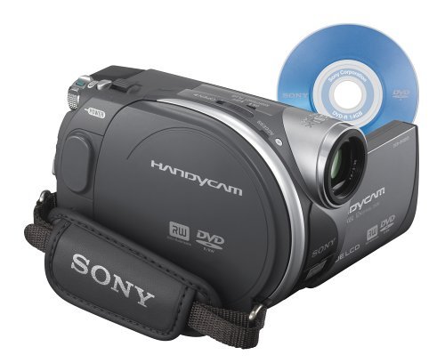 Sony DCR-DVD205 1MP DVD Handycam Camcorder with 12x Optical Zoom ...