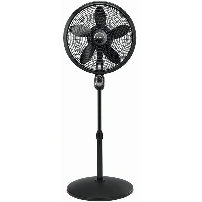 Lasko 1843 18" Remote Control Cyclone Pedestal Fan, Black free image ...