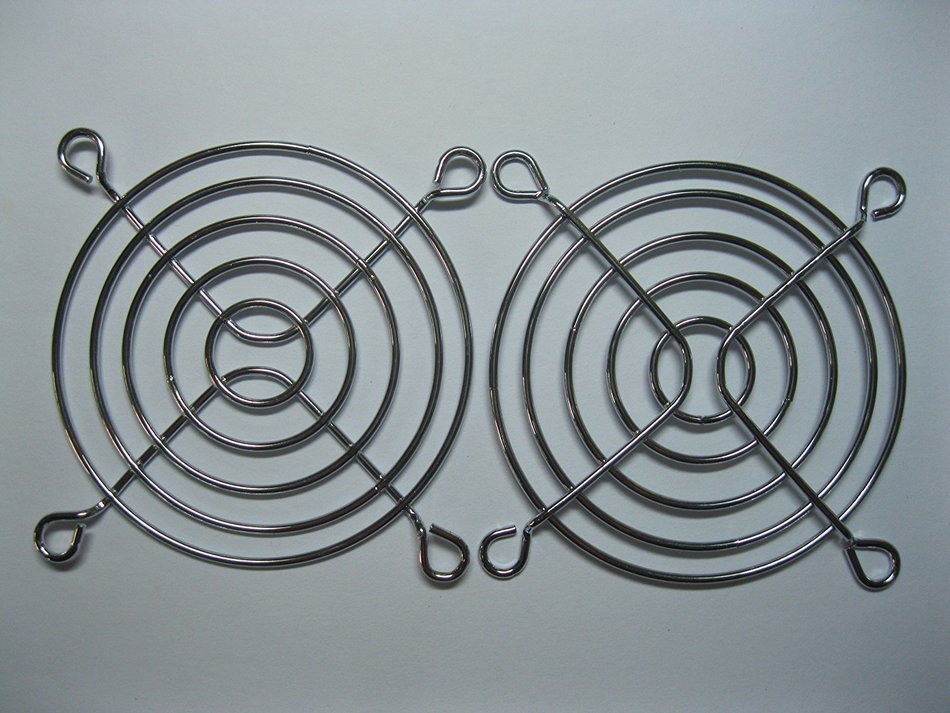 160 pcs DC Fan Grill Protector Silver Metal Finger Guard Used for 70mm ...