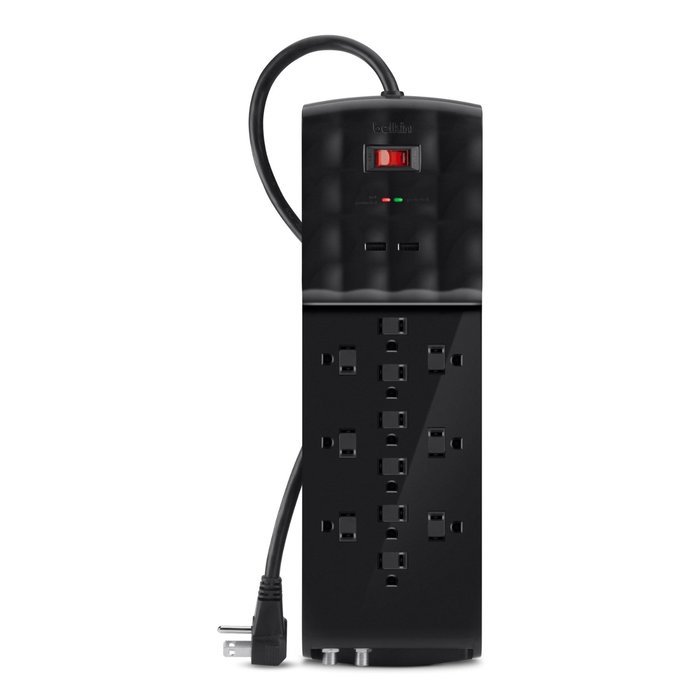 Belkin 8-Outlet Power Strip Surge Protector with 6-Foot Power Cord and ...