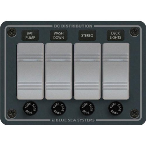 BLUE SEA SYSTEMS BS-8262 / Waterproof Switch Panel, MFG# 8262, Consists ...