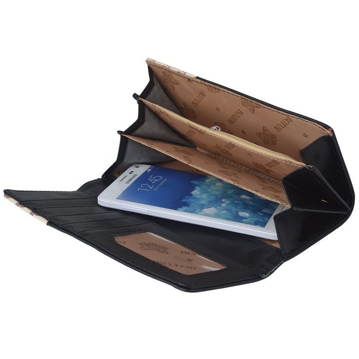 Spritech(TM) Women Girl PU Leather Clutch Wallet Credit Card Holder Zip ...