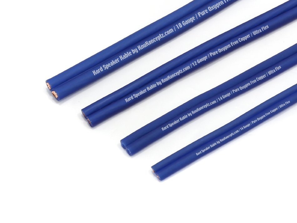 KnuKonceptz Kord Kable 14 Gauge Copper Speaker Wire Cable - 100 Feet N2 ...