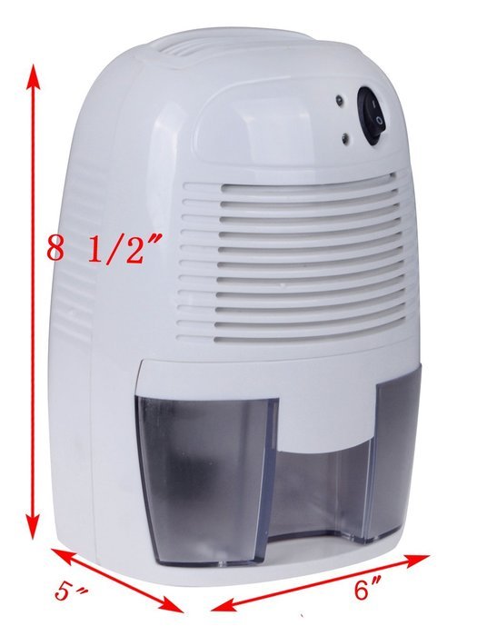 TMS Portable Quiet Electric Home Air Room Mini Dehumidifier Drying ...
