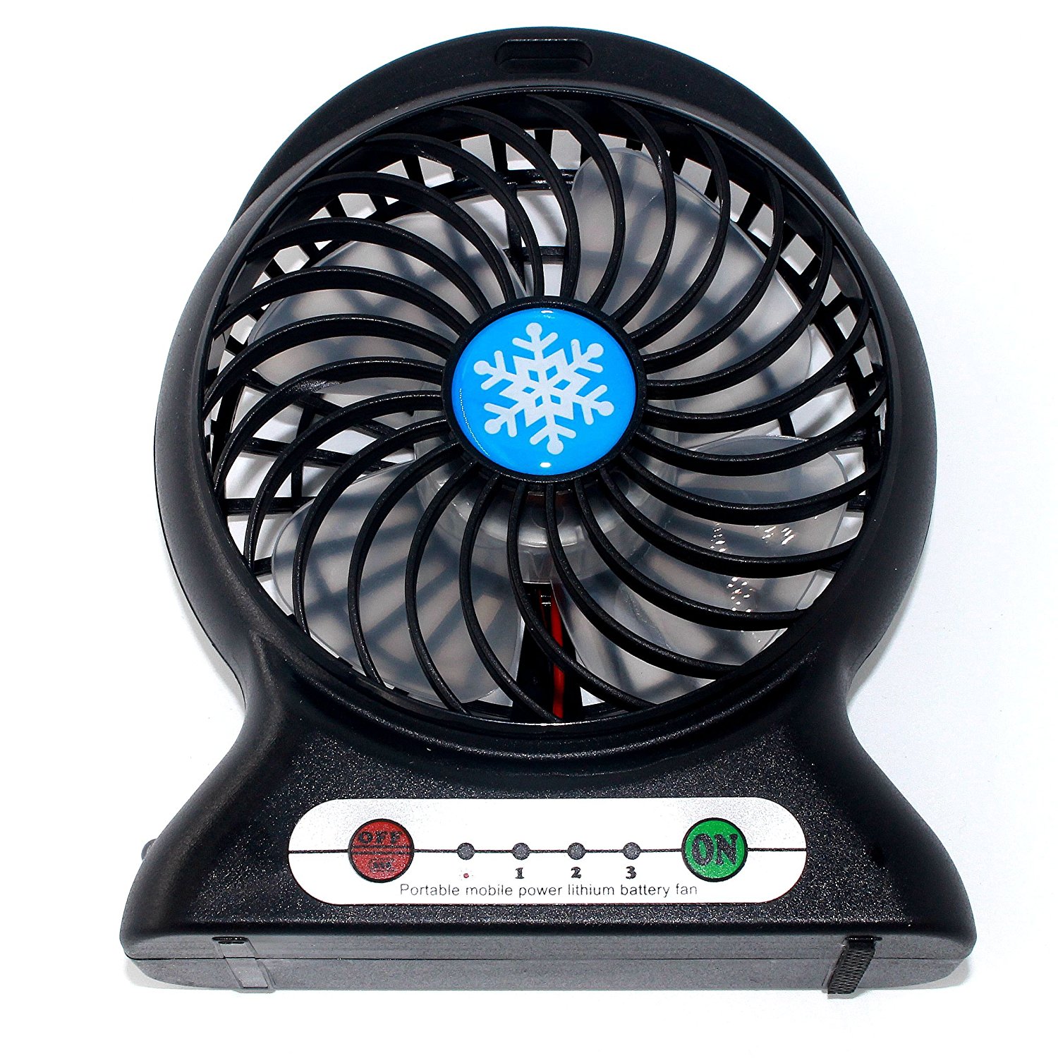 Broadstar Portable Mini Lightweight Rechargeable Table Electric Fan ...