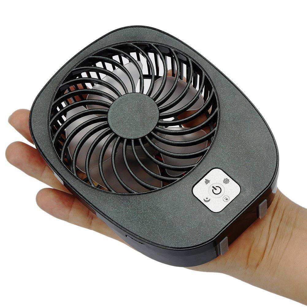 Honeyall Portable Mini Rechargeable USB Fan Vertical high speed mini ...
