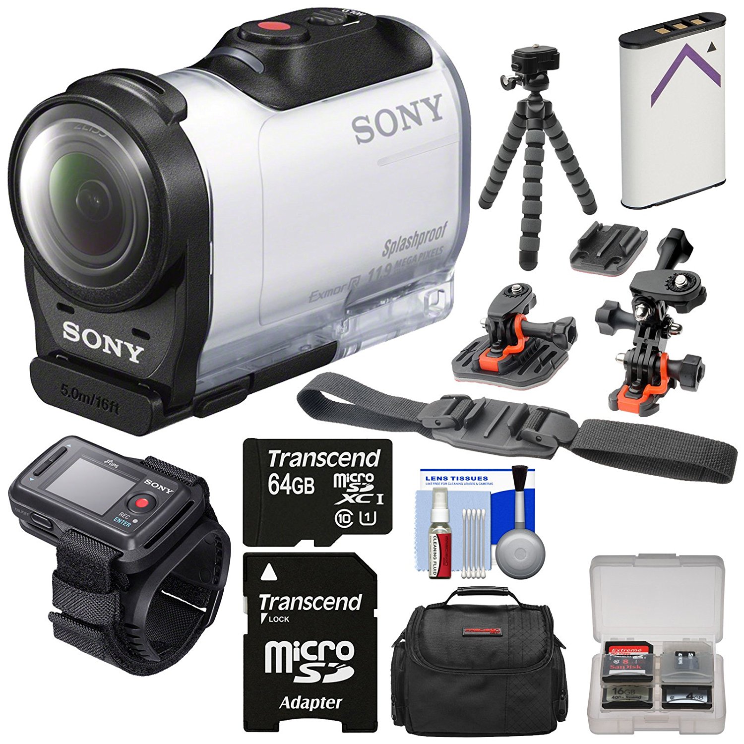 Sony Action Cam HDR-AZ1 Mini HD Video Camera Camcorder & Live View ...
