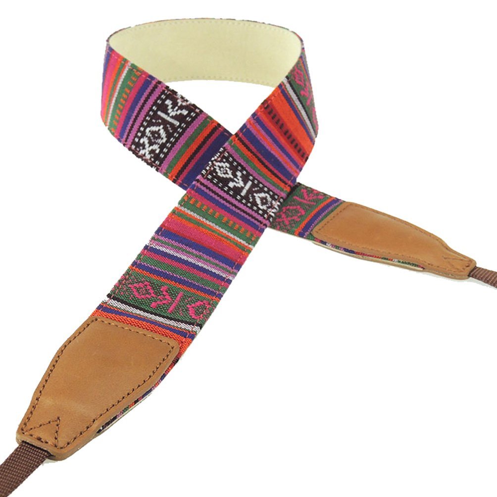 Mavota Colorful Stripe Camera Shoulder Neck Strap Camera Belt For Canon ...