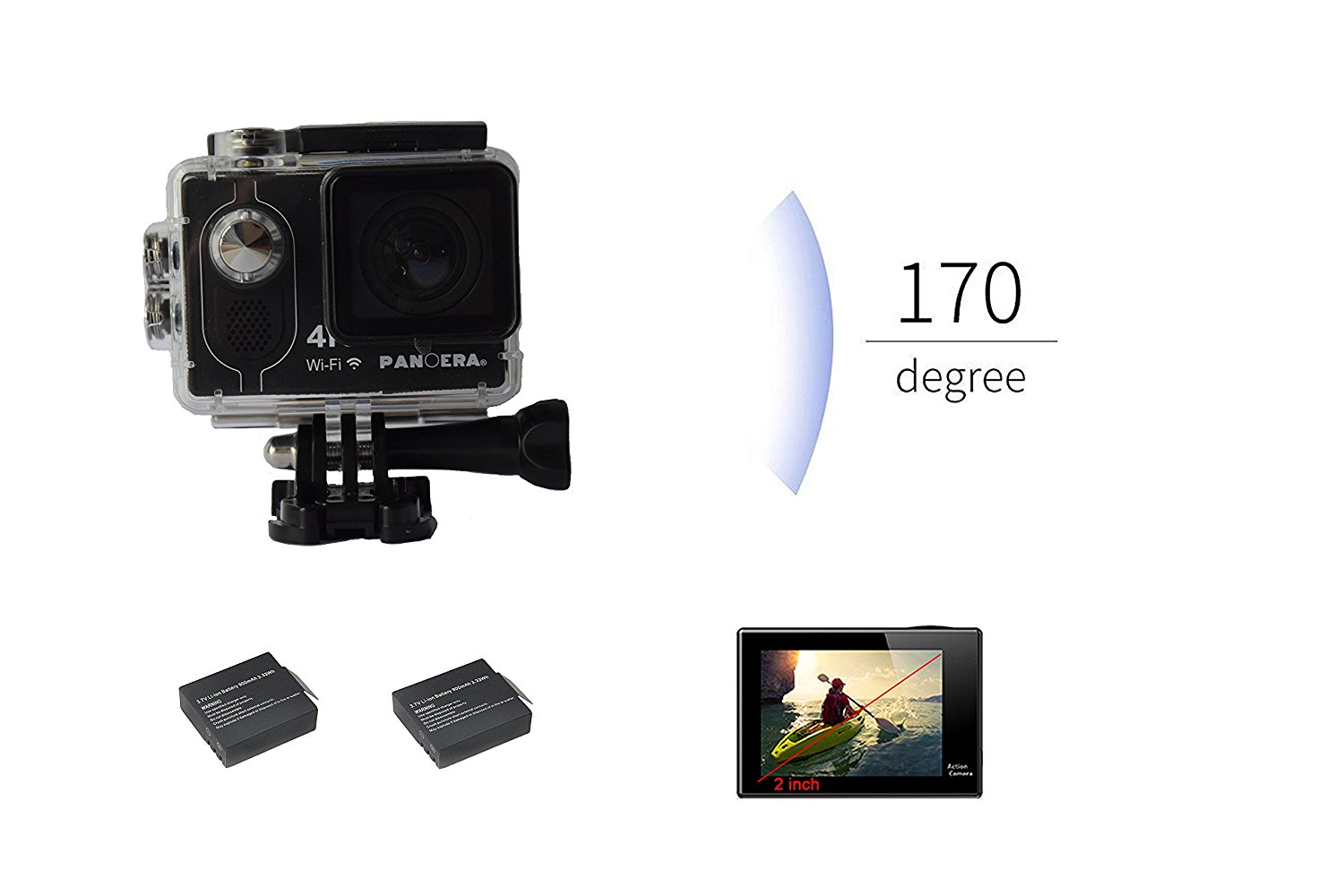 Panoera Z10 4K UltraHD SONY IMX117CQT CMOS Sensor Waterproof action ...