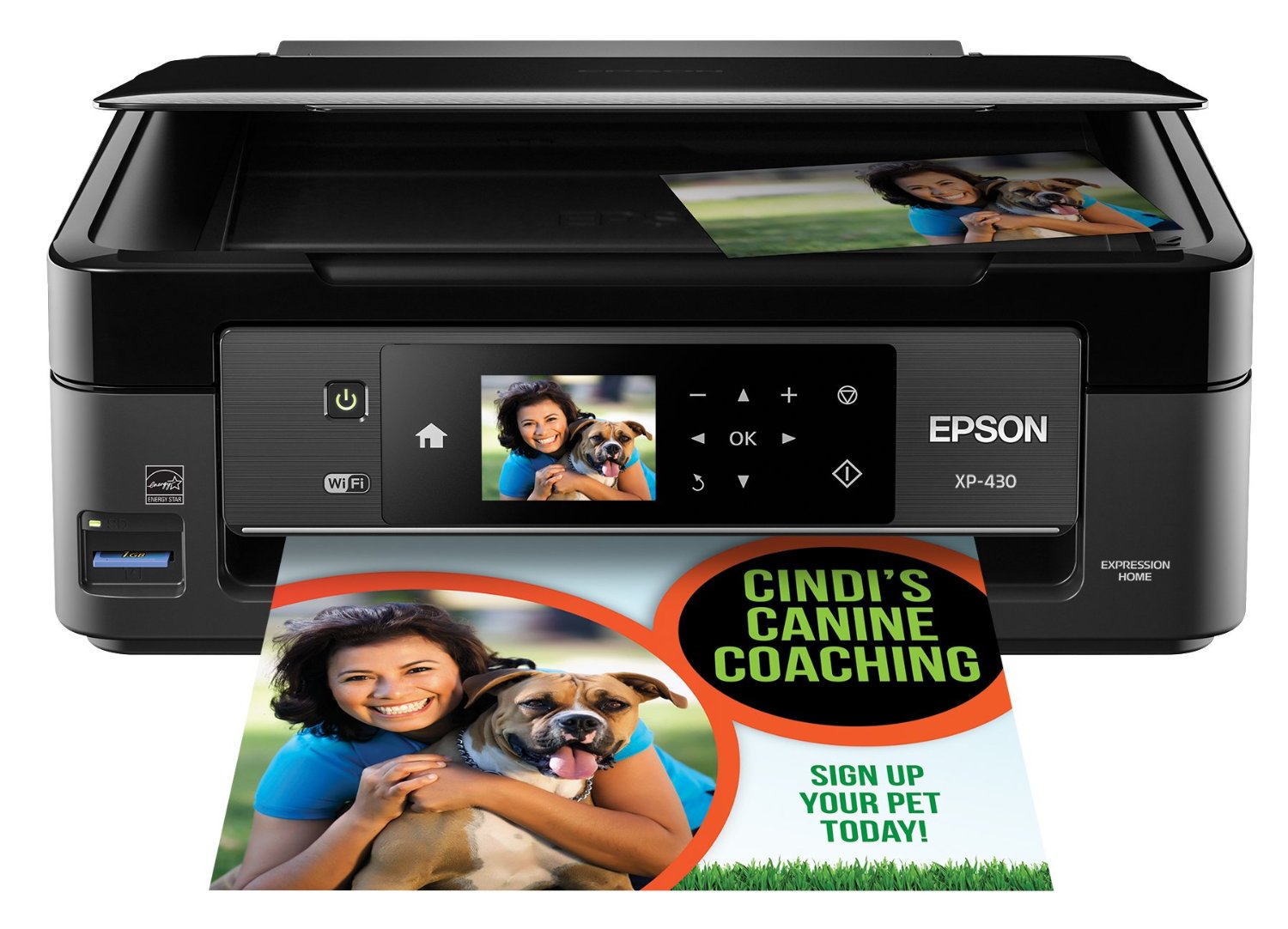 Epson Expression Home XP-430 Wireless Color Photo Printer with Ink ...