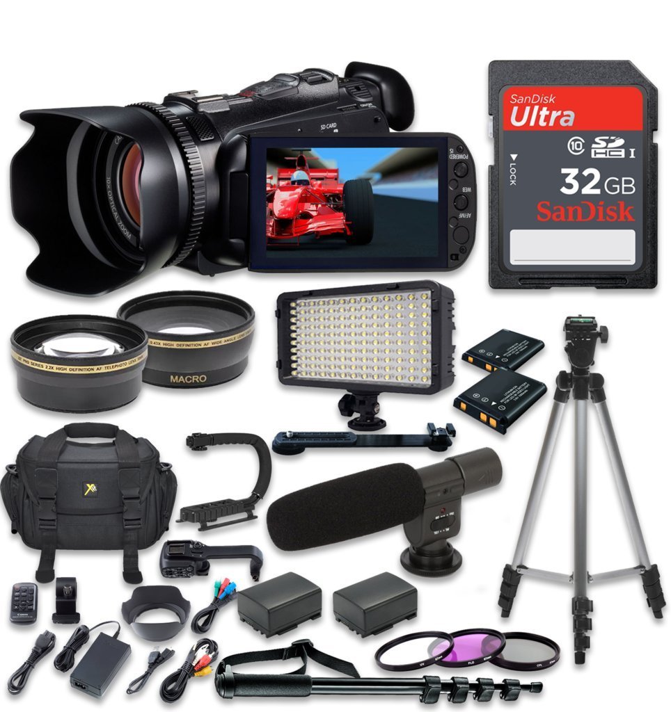 Canon XA10 Professional Camcorder 64GB Internal Flash Memory and Full ...