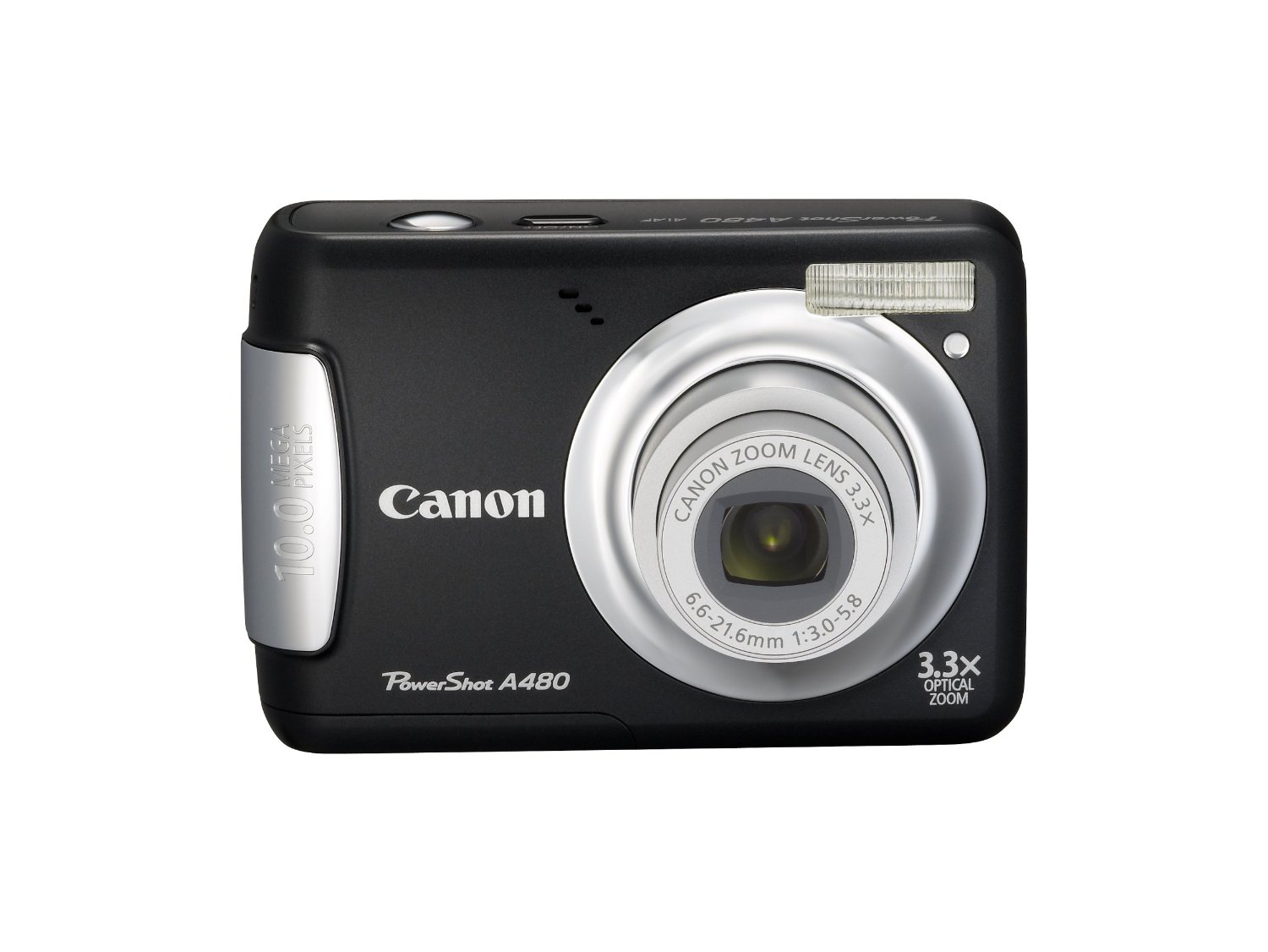 Canon PowerShot A480 10 MP Digital Camera with 3.3x Optical Zoom and 2. ...