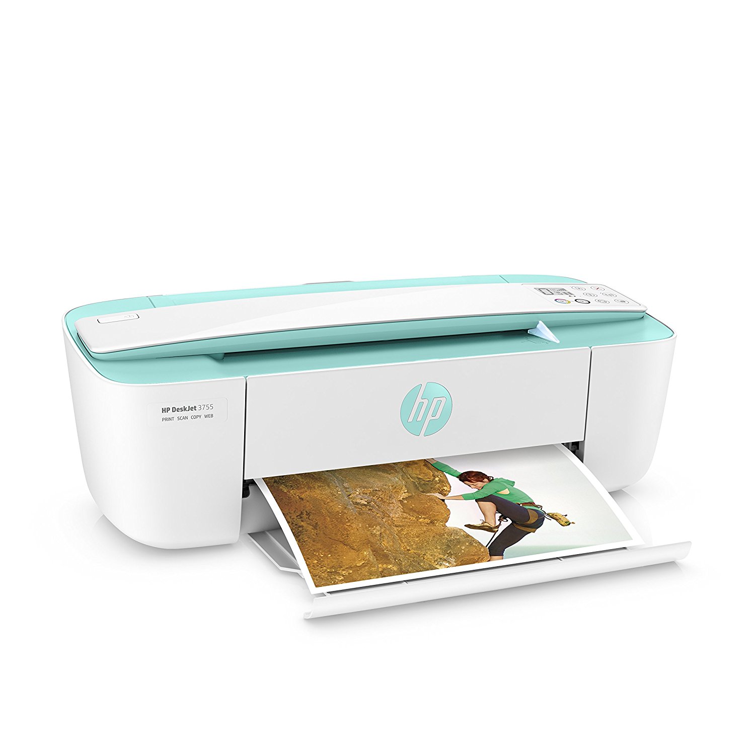 HP DeskJet 3755 Compact All-in-One Photo Printer with Wireless & Mobile ...