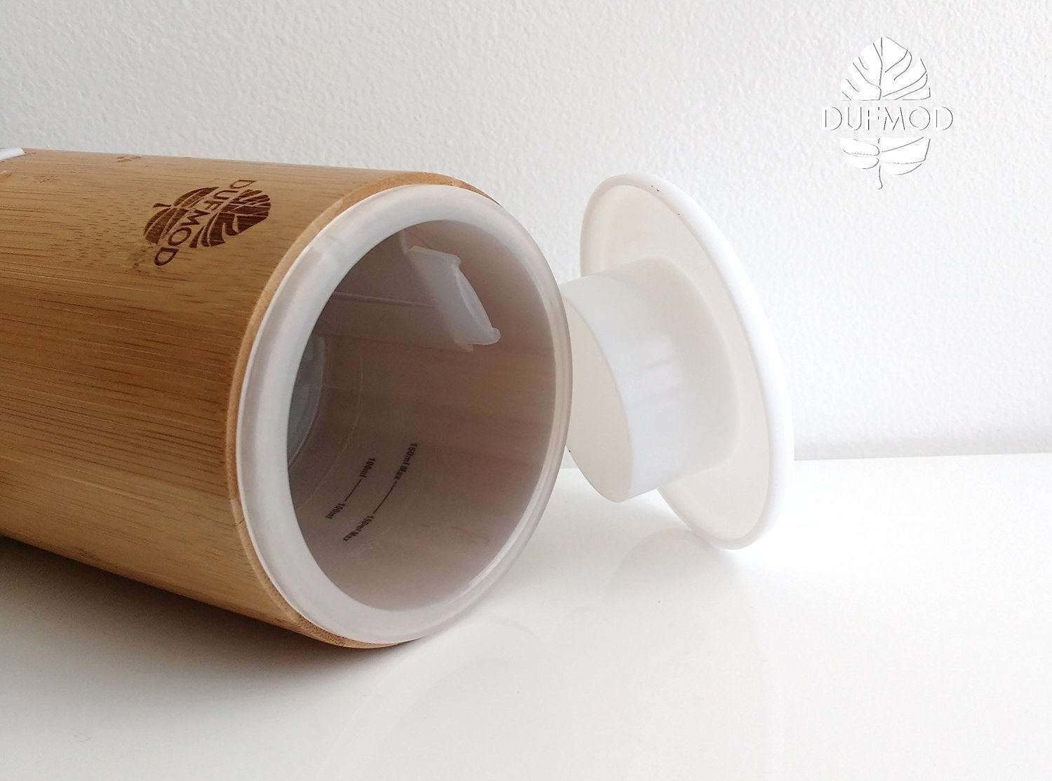 150ml Real Bamboo Wood Diffuser for essential oils, Cool Mist ...