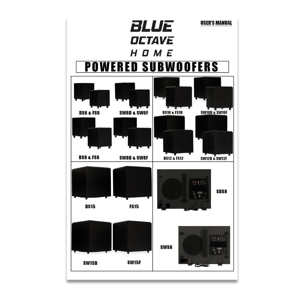 Blue Octave Home FS12 Subwoofer (Black) free image download