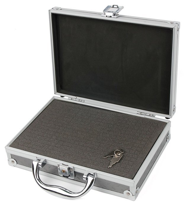 Protective Silver Aluminium Flight Case With Shock Absorbing D.I.Y ...