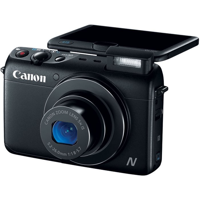 Canon PowerShot N100 HS 12.1MP Digital Camera - Wi-Fi Enabled (White ...