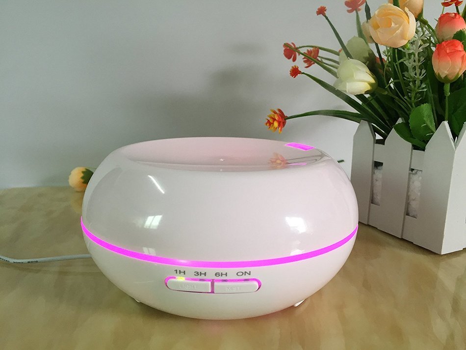 200ml Aroma Essential Oil Diffuser,New Ultrasonic Cool Mist Whisper ...