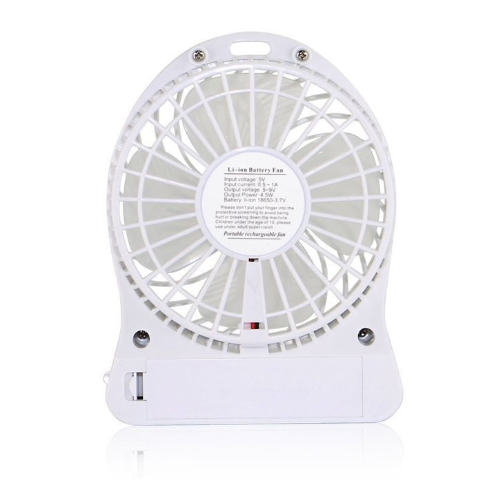 Summarytip Portable Mini USB Fan 4-inch Vanes 3 Speeds Rechargeable ...
