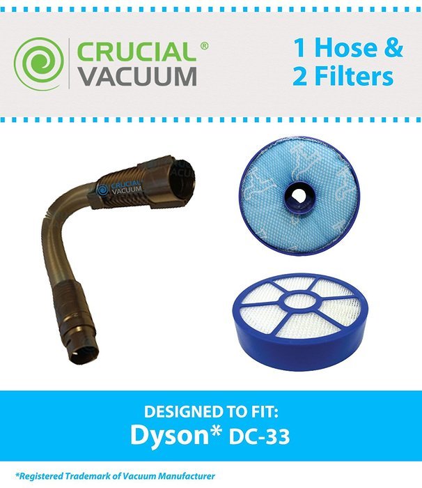 Dyson DC33 Hose, Pre & Post Filter, Part # 921616-01, 917390 & 920232 ...