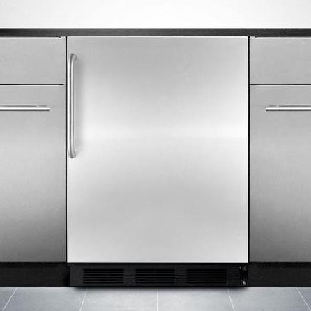 Summit ALB753BSSTB 24" 5.5 cu.ft. ADA Compliant Compact Refrigerator ...