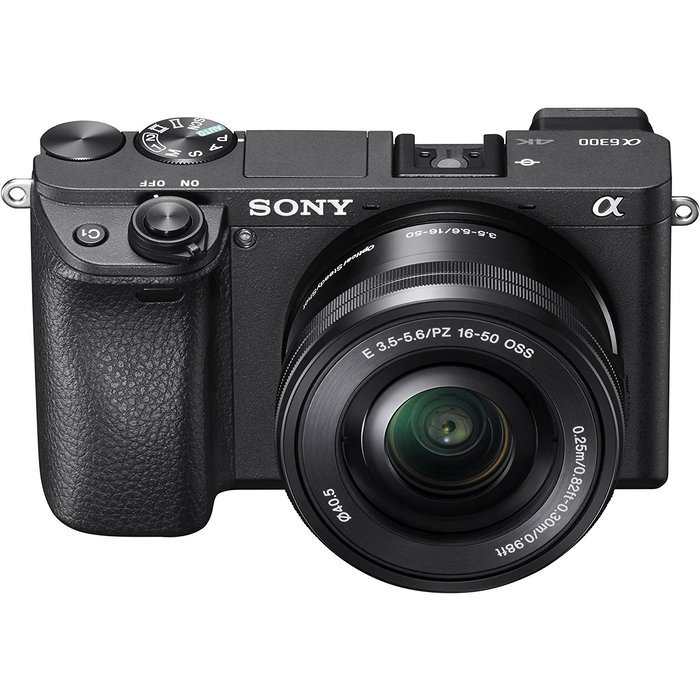 Sony ILCE-6300 a6300 4K Mirrorless Camera w/ 16-50mm + 50mm Prime Lens ...