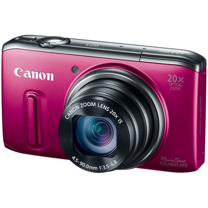 Canon PowerShot SX260 HS 12.1 MP CMOS Digital Camera with 20x Image ...