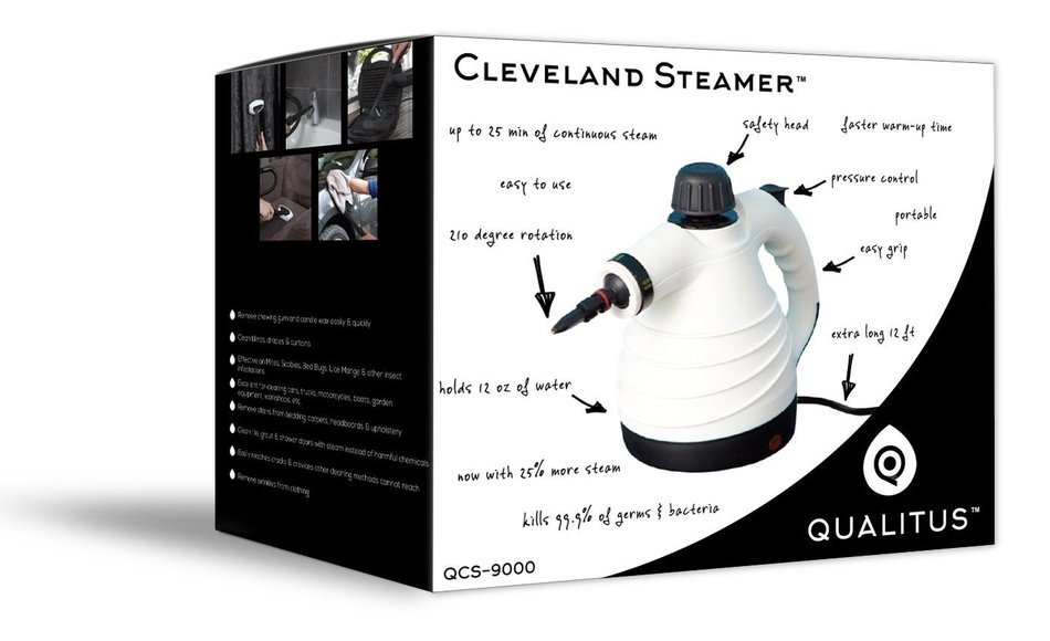 Qualitus Cleveland Steamer ETL Listed Handheld Multi-Purpose ...