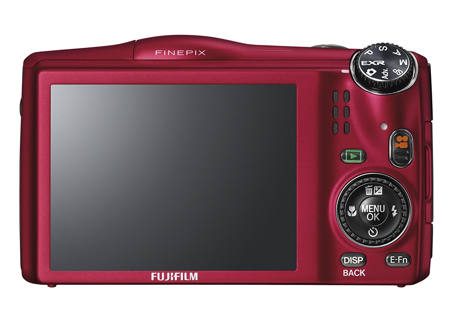 Fujifilm FinePix F820EXR 16MP Digital Camera with 3-Inch LCD Red ...