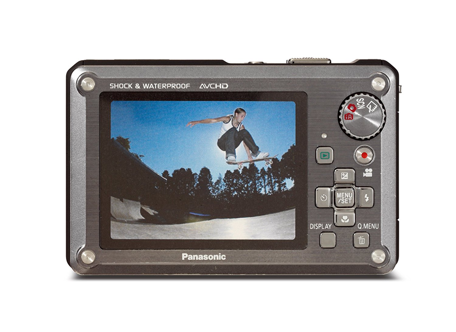 Panasonic Lumix DMC-TS1 12MP Digital Camera with 4.6x Wide Angle MEGA ...