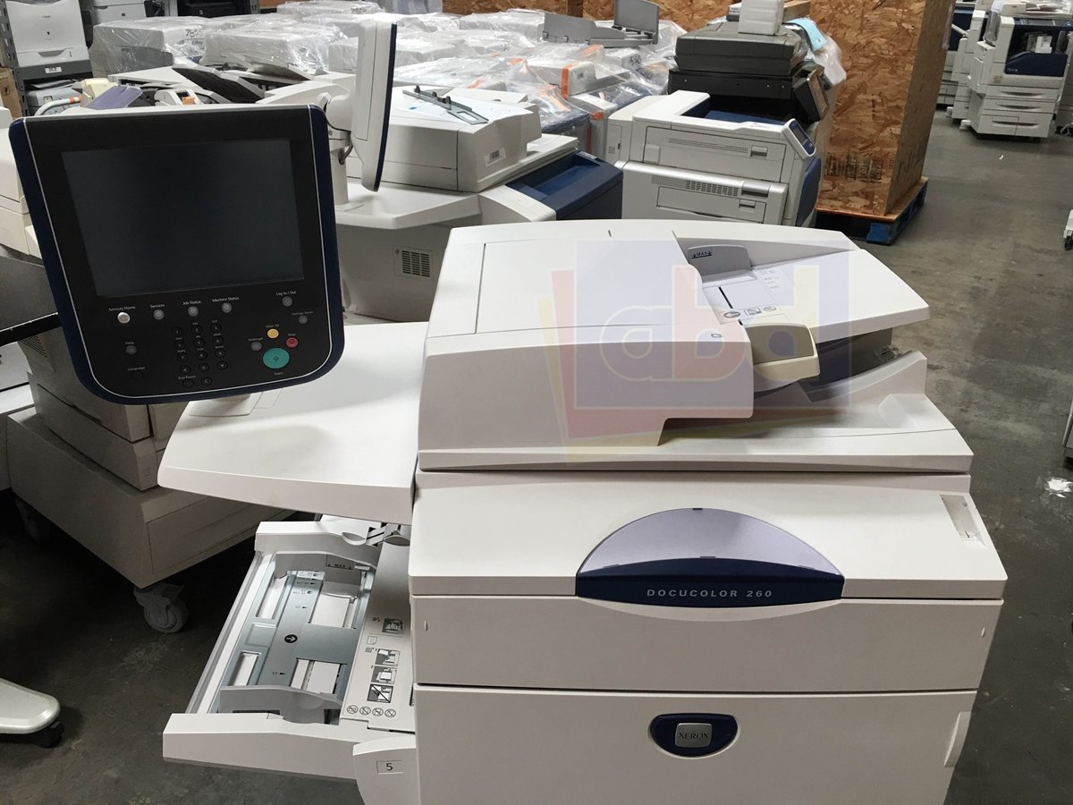 Refurbished Xerox DocuColor 260 Tabloid-size Digital Color Printer – 60 ...