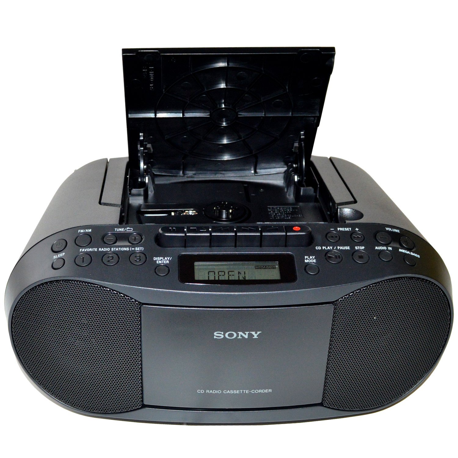 Sony CD Radio Cassette Recorder Bundled with AC Power Auxiliary Cable ...