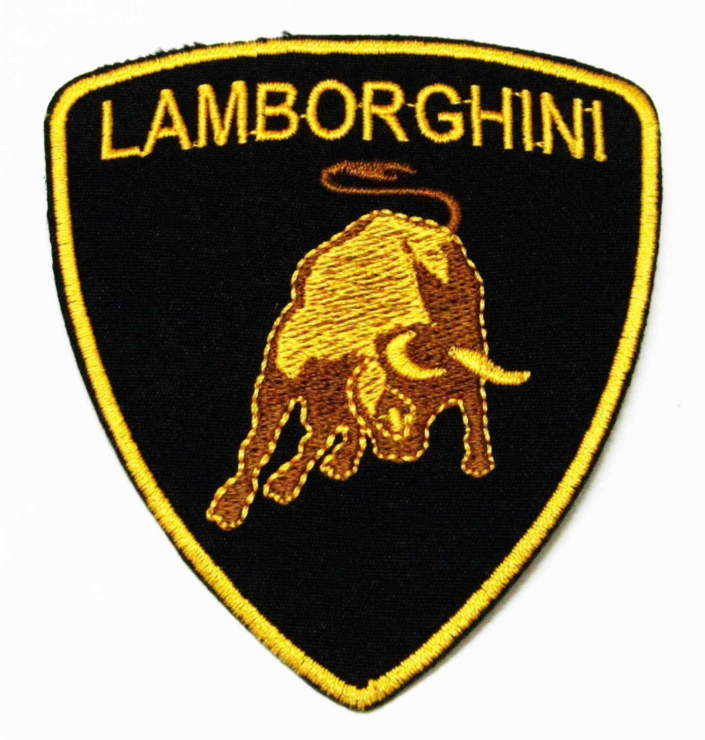 Lamborghini Embroidered Iron on Sew on Patch Iron-on Symbol Badge ...